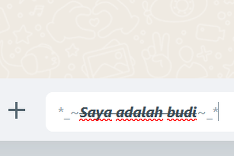 Cara Membuat Tulisan Tebal, Miring, Coret Bersamaan di WhatsApp, Chat ...